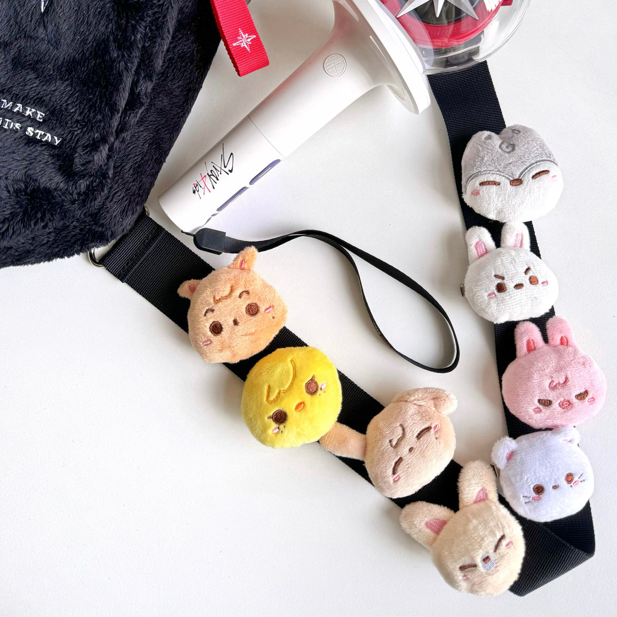 SKZ Plush Hairclips – pastelstarlost
